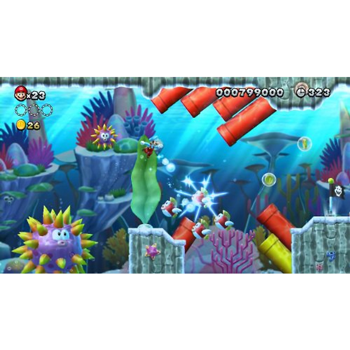 Nintendo Wii U Black Premium Pack (32GB) + New Super Mario Bros.U + New Super Luigi U