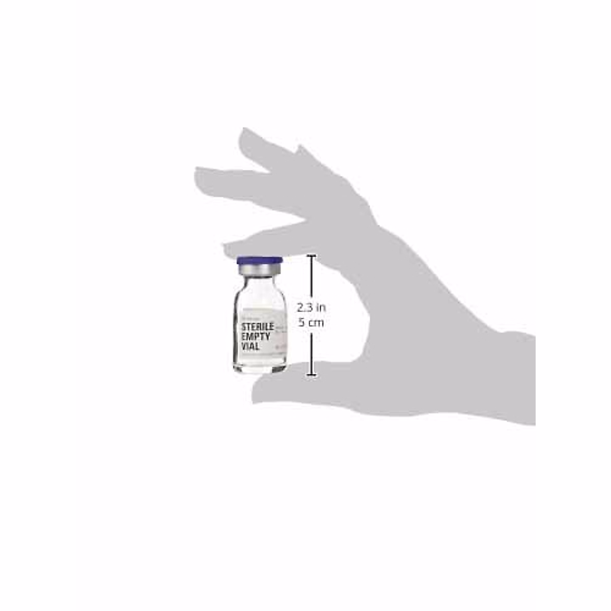 2 Pack Sterile Empty Vials 10ml by Hospira