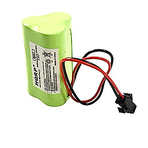 HQRP 5-Pack Emergency Exit Light Battery Compatible with Lithonia ELB-B001 EU2 LED Interstate ANIC1566 Unitech 0253799 Lowes 253799, Unitech 6200RP, LEDR-1, OSA230 Replacement