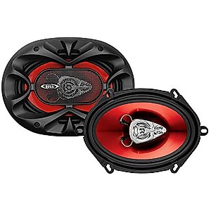 BOSS Audio Systems CH5730 Car Speakers - 300 Watts of Power Per Pair and 150 Watts Each, 5 x 7 Inch, Full Range, 3 Way, Sold in Pairs, Easy Mounting