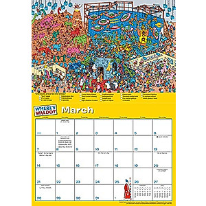 2021 Wheres Waldo 16-Month Wall Calendar