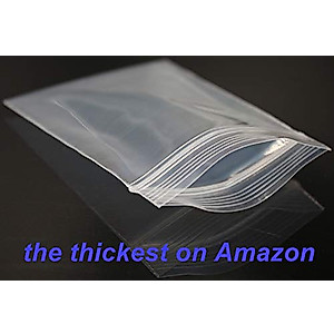 Small Plastic Bags, Mini Tiny Bags, Thick, Clear, 8mil(two sides), 2"×2.4", 150PCS, Jewelry Bags, Pill Pouch, Food Storage Bags, Earring Bags, Plastic Packaging Bags, Grocery Bags