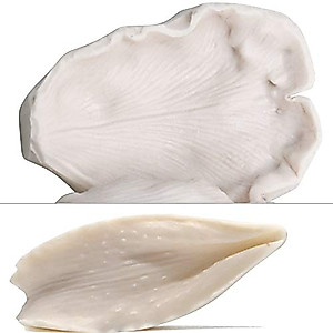 AK ART KITCHENWARE Gum Paste Flower Making Tools Flower-de-luce Petal Veiner Stainless Steel Petal Leaf Cutters Gum Paste Flower Molds Veining Mold for Wedding Cake Decorating Supplies