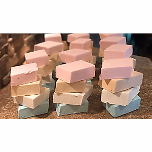 Amish Farms Original Recipe All Natural Soap Bar - Made in USA, Handmade, Vegan Moisturizing for Sensitive Skin - Women & Mens Bar Soap or Mens Soap - Wildflower Scent 5 Oz Each (5 Bars) Colors Vary