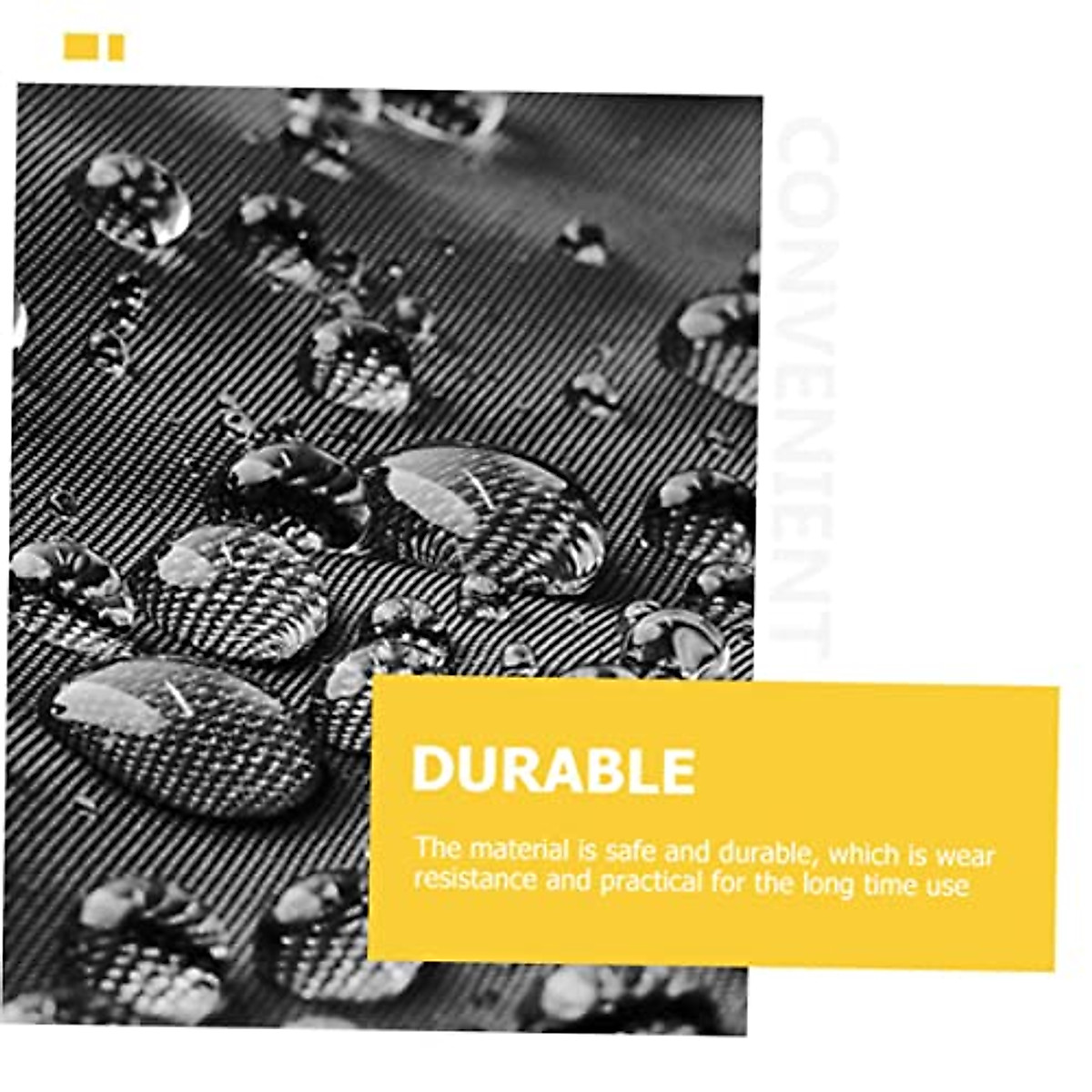 CLISPEED Cm Cloth Patio Anti-Fading Garden UV Fabric Reusable Oxford Household Cover Resistant Height Outdoor Accessories Protector for Furniture Black Wear-Resistant Foldable Round