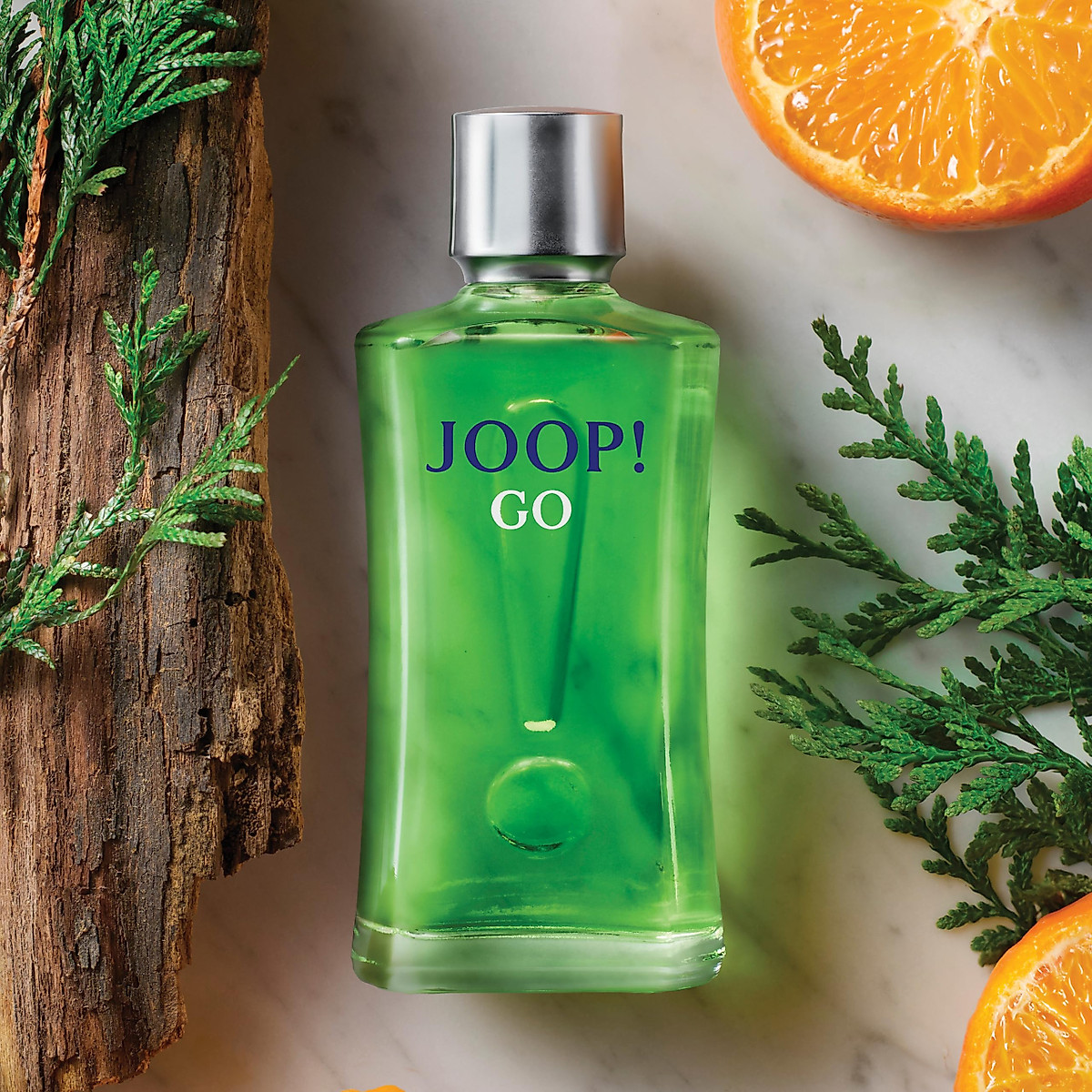 Joop! GO Eau de Toilette – Woody Men's Cologne – With Notes of Rhubarb, Cypress, Musk, & Geranium – Luxury Perfumes for Men – Long Lasting Fragrance