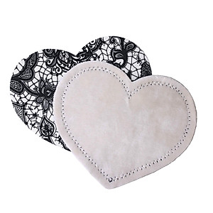 Bamboobies Women’s Nursing Pads, Reusable and Washable, Flirty Lace, Variety Pack, Leak-Proof Pads for Breastfeeding, 6 Pairs