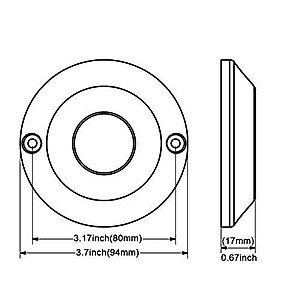BLAST LED - NOX-SERIES-UM12 60W Multi-Color RGB LED Underwater Light Boat Marine transom Surface LED Light, Bluetooth Control