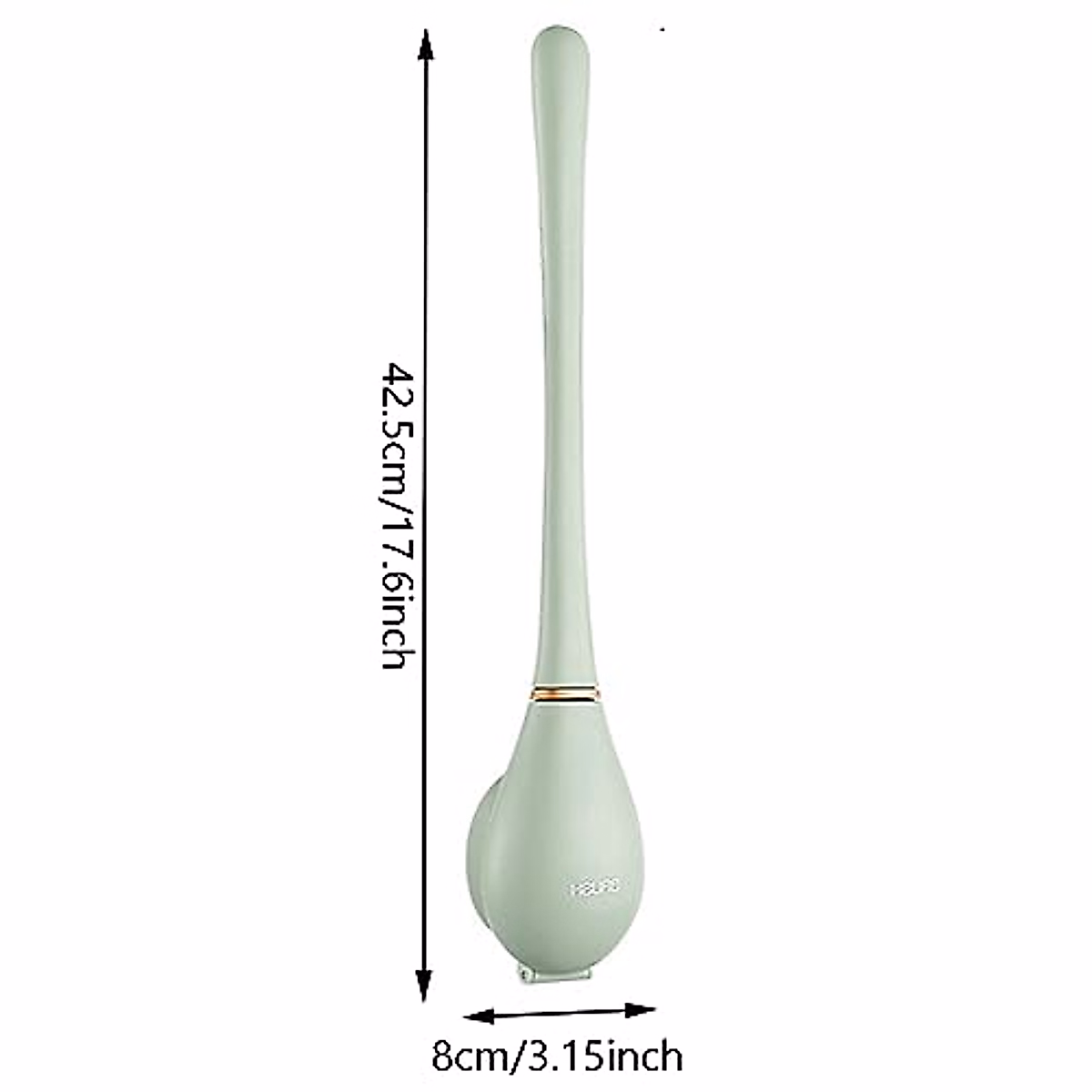 HEMUBAG WC Cleaner Brush Wall-Mounted Bowl Brush Holder Set Deep Cleaner No Dead Ends with Base for Bathroom