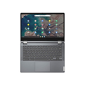 Lenovo Chromebook Flex 5 Laptop, 13 Inch FHD Touch Display, Intel Core i3-10110U Processor, 4GB RAM, 192GB Storage (64GB eMMC + 128GB MicroSD), Webcam, WiFi, Bluetooth,+ MicroSD