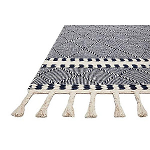 Loloi II Sawyer Collection SAW-02 Navy, Contemporary 9'-3" x 13' Area Rug