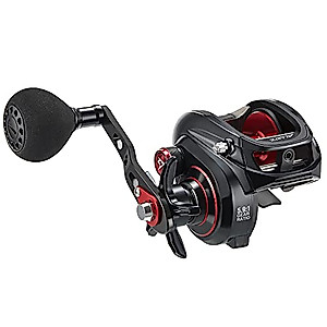 Piscifun Alijoz Baitcasting Reels Low Profile Baitcaster Aluminum Frame Baitcast Fishing reel, Size 300, 33lb Drag 5.9:1 Gear Ratio Freshwater Saltwater Power Handle Casting Reels (Right Handed)