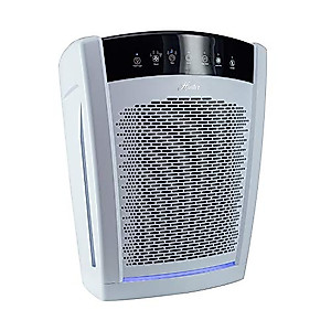 Hunter HP800 Multi-Room Whole Home Console Air Purifier Features Energy Star Certification True HEPA Filter, Multiple Fan Speeds, Soft Touch Digital Control Panel, Sleep Mode, Timer, Accent Light