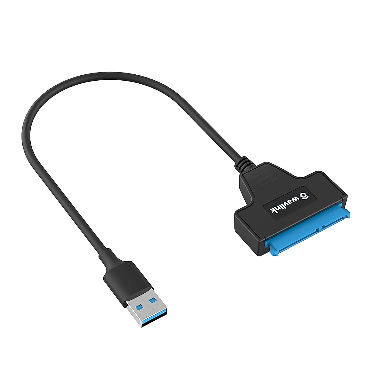 WAVLINK SATA to USB Cable, USB 3.0 to 2.5” SATA III Hard Drive Adapter, SATA 3 to USB A Adapter, External Converter for SSD/HDD Data Transfer, Support UASP