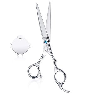 Hair Cutting Scissors, Aethland Japanese 9CR Stainless Steel Professional Barber Hairdressing Shears (Trimming Shaping Grooming Shears) for Men Women Pets Home Salon Barber Haircut Kit, 6.5"