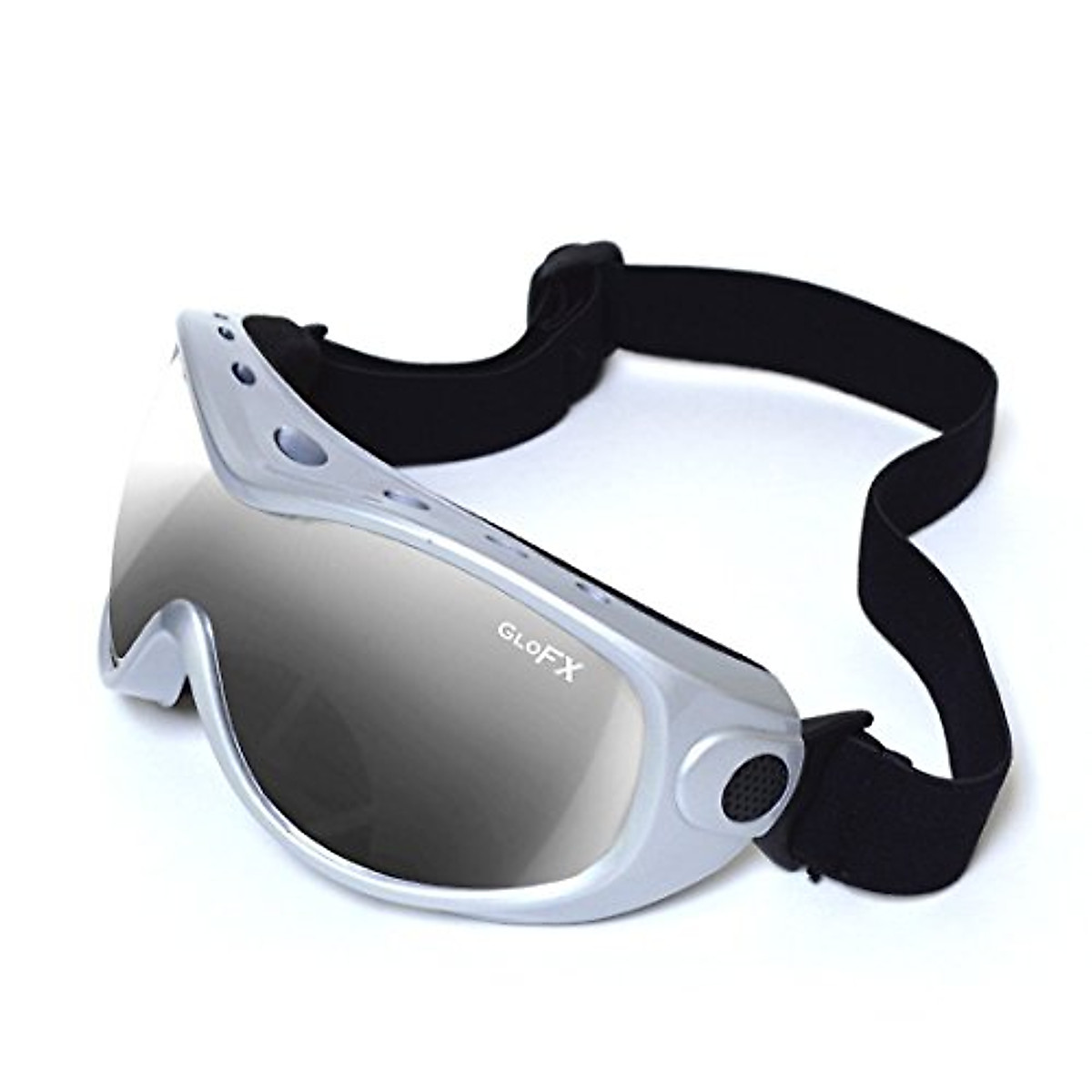 GloFX Padded Diffraction Ski Goggles Rave Rainbow Prism Kaleidoscope Lightshow Lenses