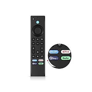 Voice Remote Control Replacement for Amazon Omni Series Smart TV 4K UHD Smart TV 4K65M600A 4K50M600A 4K43M600A 4K55M600A 4K75M600A and for Amazon TV 4-Series 4K43N400A 4K50N400A 4K55N400A