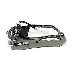 AA Ignition Front Passenger Side Door Handle - Right Side Replaces 51218243616, Compatible with BMW X5 2000, 2001, 2002, 2003, 2004, 2005, 2006 - Exterior Car Door Handle Carrier Assembly Replacement