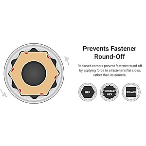 TEKTON 3/8 Inch Drive 12-Point Socket Set, 15-Piece (1/4-1 in.) | SHD91111