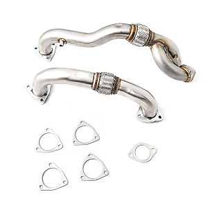 2008-2010 Ford 6.4 Powerstroke Heavy Duty Up Pipe Set F250 F350 F450