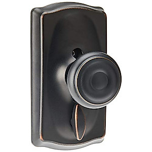 SCHLAGE FE595 CAM 716 16-211 10-063 Camelot by Georgian Keypad Knob with Flex Lock, Aged Bronze