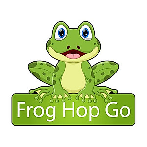 Frog Hop Classroom Playscape - Sensory Path - 15 Highly Durable Vinyl Decals for School Hallway Floors