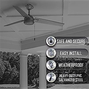 BELL PRCF57550BZ Ceiling Fan Electrical Box, Bronze, 4.75 in.