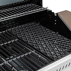 Royal Gourmet GA6402C 6-Burner Propane Gas Grill with Sear Burner and Side Burner, 74,000 BTU, Cabinet Style Outdoor BBQ Grill for Barbecue Grilling and Backyard Cooking, Coffee