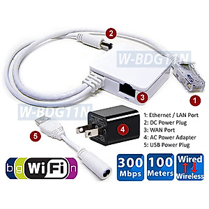 3-in-1 Wireless Router + Wi-Fi Repeater + Wi-Fi to Ethernet Bridge Adapter