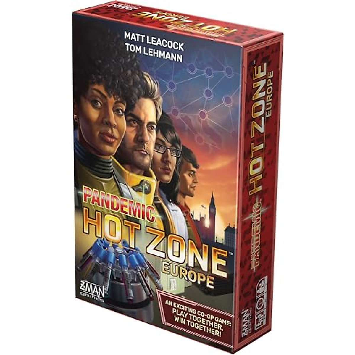 Pandemic Hot Zone: Europe Board Game - Cooperative Disease-Fighting Adventure, Strategy Game for Kids and Adults, Ages 8+, 2-4 Players, 30 Minute Playtime, Made by Z-Man Games