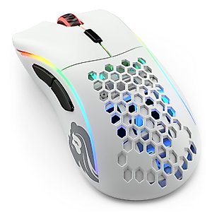 Glorious Model D Wireless Gaming Mouse - RGB 69g Lightweight Wireless Gaming Mouse (Matte White) (RENEWED)