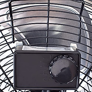 AmazonCommercial HVF20-SP Industrial Fan, 20", Black