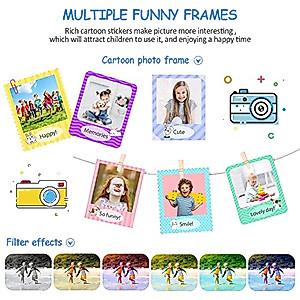 URMAGIC Kids Camera for Girls and Boys,2 Inch HD Screen 2000w Dual-Camera, Children Camera Digital Video,32GB SD Card Include, Kid Toys Gift for Christmas Birthday, for 3 - 12 Years Old Boys Girls