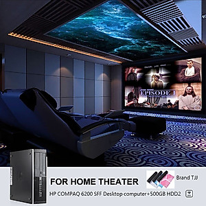 HP Compaq 6200 Pro SFF Desktop PC,Business Small Form Factor Computers,i7 Refurbished Windows 10 Desktop,16GB RAM,1TB SSD + 500GB HDD,DVDRW,DP,HDMI,WiFi,BT,VGA,Wireless K&M+TJJ Mouse Pad(Renewed)