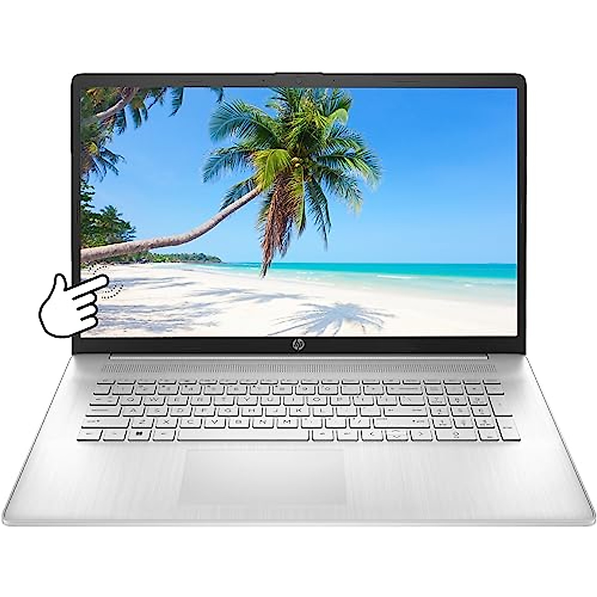 HP 2023 Newest Pavilion 17.3 Touchscreen HD+ Laptop Computer, AMD Ryzen 5 7530U 6-Core(Beat i7-1165G7), 12GB RAM, 1TB NVMe SSD, AMD Radeon Graphics, Fast Charge, WiFi 6, Bluetooth 5.3, HDMI, Win11
