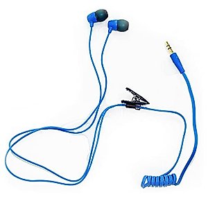 SWMIUSK Short Cord Waterproof Earphone for Swimming Shower and Water Sports,23inch Watertight Earbud with Multiple Size Ear Plugs,Noise Reducing Earplug