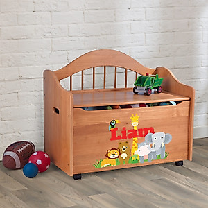 waldo Custom Name Jungle Animals - Baby Boy Girl Wall Decal - Animals Wall Decor - WD30. Zoo Theme Wall Decal Removable Nursery Wall Decal for Kids Room - Animals Name Sticker