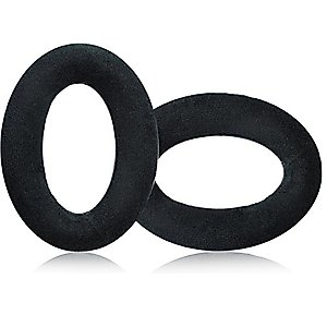 Replacement Earpad Cushions + Inside Tone Tuning Foam Pads for Sennheiser HD600, HD650, HD545, HD565, HD580, Headphones with ITIS Cable Clip
