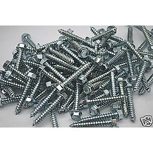 FYL 100 HEX LAG SCREWS 5/16"X2" LS516X2 washer 7/16" head, 1/2" socket size