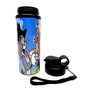 Tom & Jerry Print Copper Bottle For Drinking Water Copper Water Bottle Drink More Leak Proof Copper Water Vessel Premium Copper Bottle With Leak Proof Design By ORNATE INTERNATIONAL.