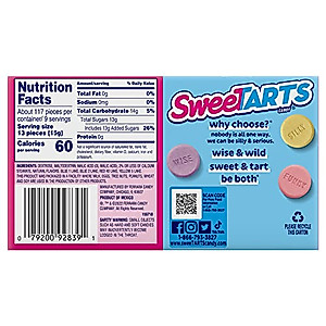 SweeTARTS Original Theater Box Candy, 5 Ounce Boxes (Pack of 10)