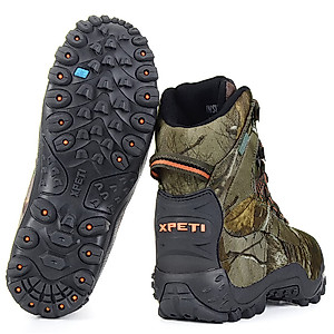 XPETI Men’s Thermator Mid-Rise Waterproof Hiking Boot Insulated Non-Slip camouflage 14