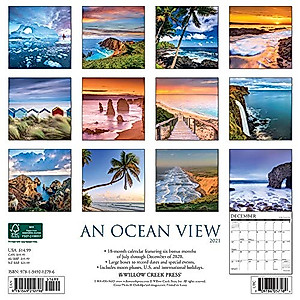 Ocean View 2021 Wall Calendar