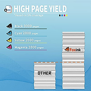 FOXINK Remanufactured for Xerox C310 C315 Toner Cartridge 006R04357 006R04356 006R04358 006R04359 3000 & 2000 Pages Compatible with Xerox C310 C310DNI C310DNIM C315 C315DNI Printer