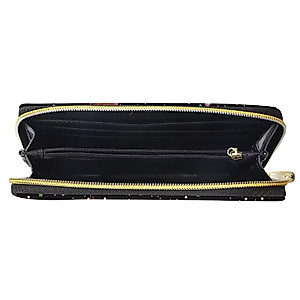 Cozeyat Women PU Leather Wallet Cute Basset Hound Dog Purse Clutch Stylish Zip Around Wallet Card Holder