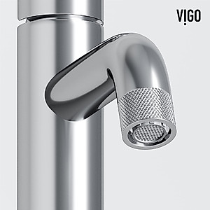 VIGO Cass 8'' H Single Handle Single-Hole Bathroom Faucet in Chrome-VG01046CH
