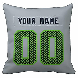 ANTKING Throw Pillow 2 Packs Custom Any Name and Number for Men Youth Boy Gift