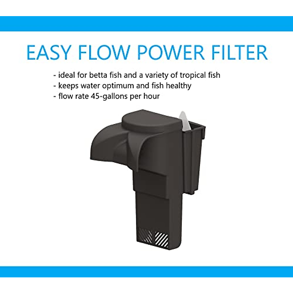 Koller Products AquaView 4.5-Gallon Aquarium Starter Kit with Full Filtration and LED Lighting - 7 Dazzling Colors to Select