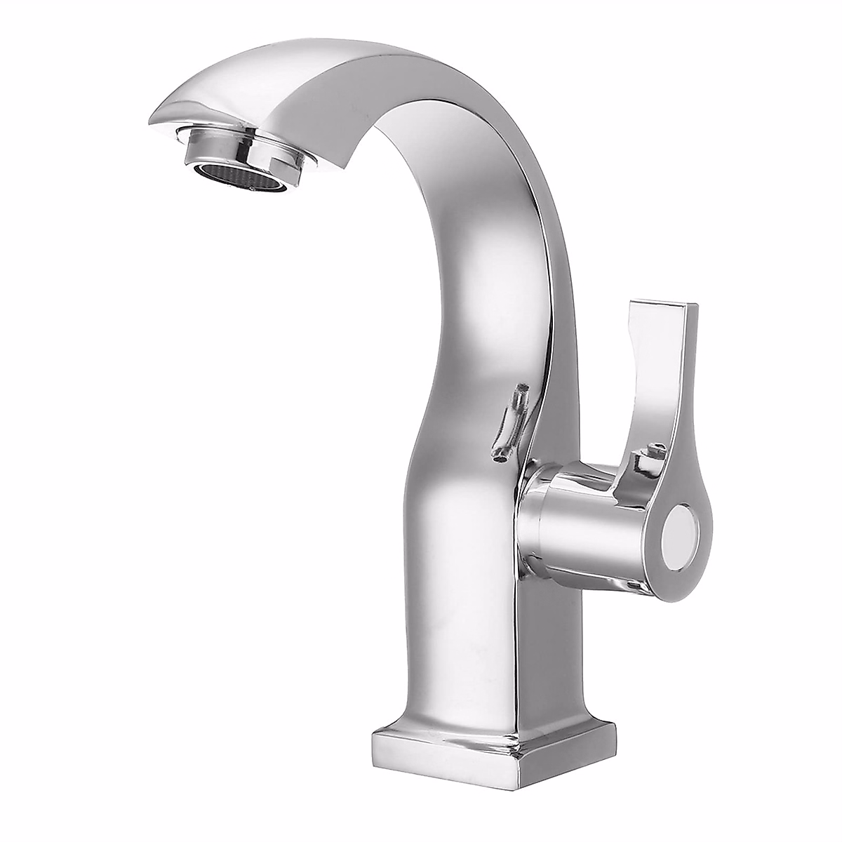 QAZWSXED LESANGBAIHUODIAN Chrome Bathroom Faucet Basin Copper Tap Single Handle Spout Sink Bath Cold Water Faucet Kitchen Faucet Bathroom Accessories