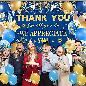 We Appreciate You Banner Thank You Banner Pastor Appreciation Decorations Banner Thank You For All You Do Backdrop Employee Staff Appreciation Gifts Teacher Doctor Retirement Appreciation Party Decor
